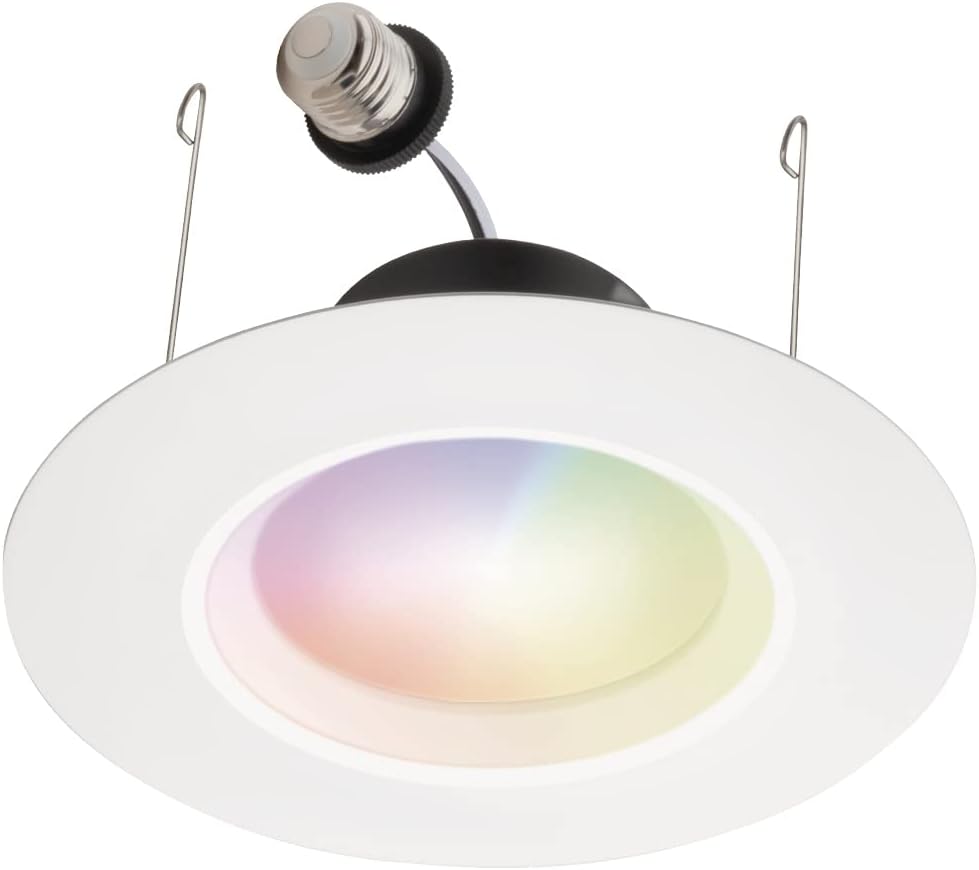 LED Retrofit Smart Downlight, Switchable, RGBW, 5- to 6-Inch, Matte ...