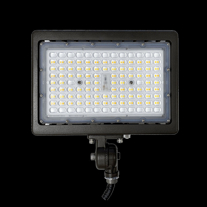 LED Color & Wattage Selectable Flood Light with Yoke Mount | Green ...