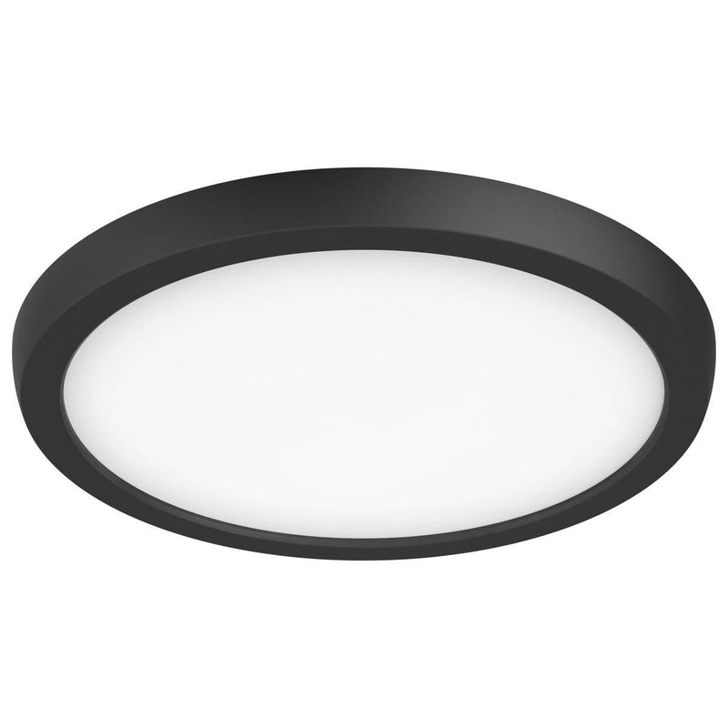 13W; 9in; LED Fixture; CCT Selectable; Round Shape; Black