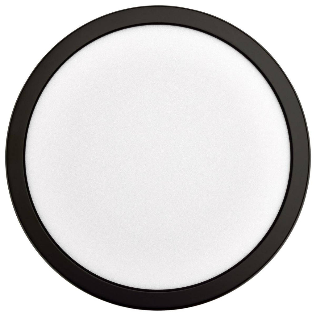13W; 9in; LED Fixture; CCT Selectable; Round Shape; Black