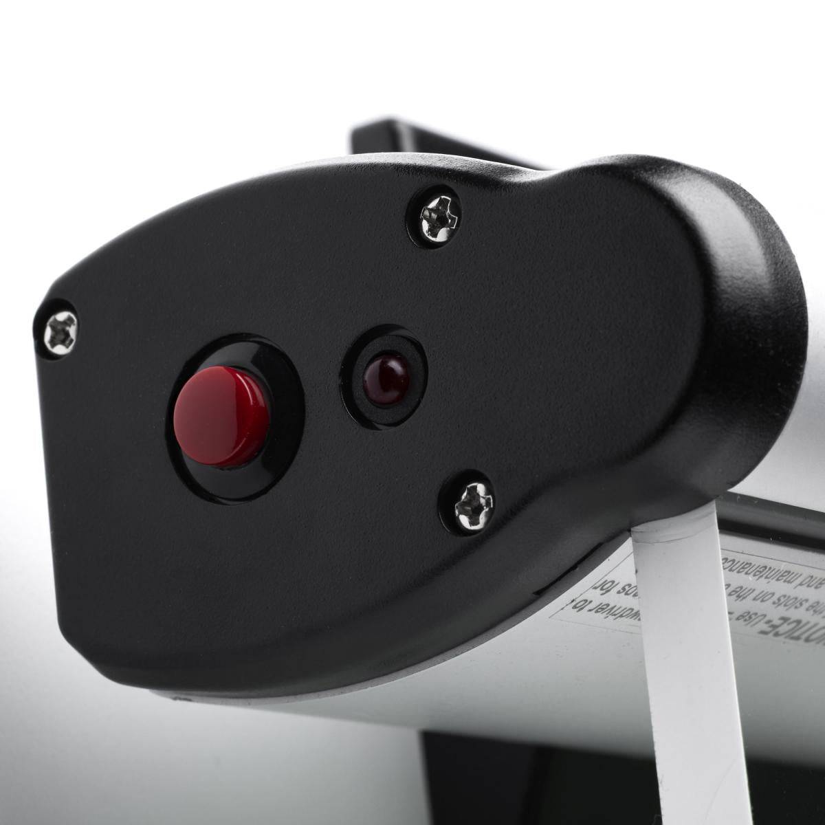 Red (Mirror) Edge Lit LED Exit Sign, 90min Ni-Cad backup