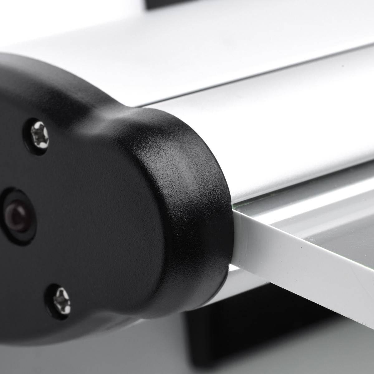 Red (Mirror) Edge Lit LED Exit Sign, 90min Ni-Cad backup