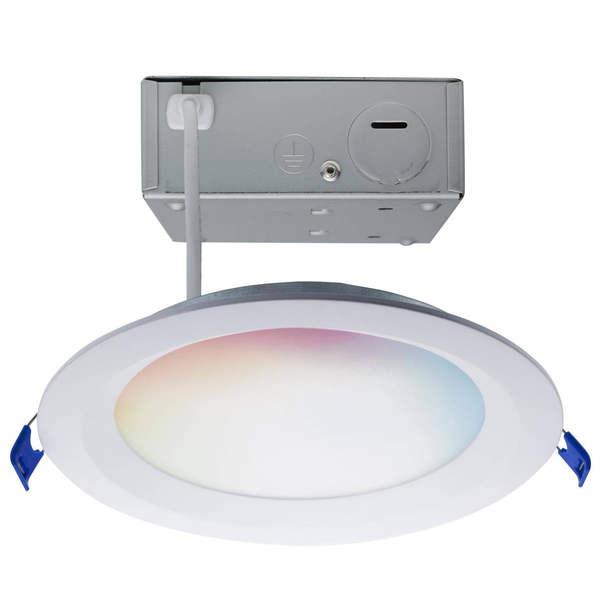 12 Watt; LED Direct Wire; Low Profile Regress Baffle Downlight