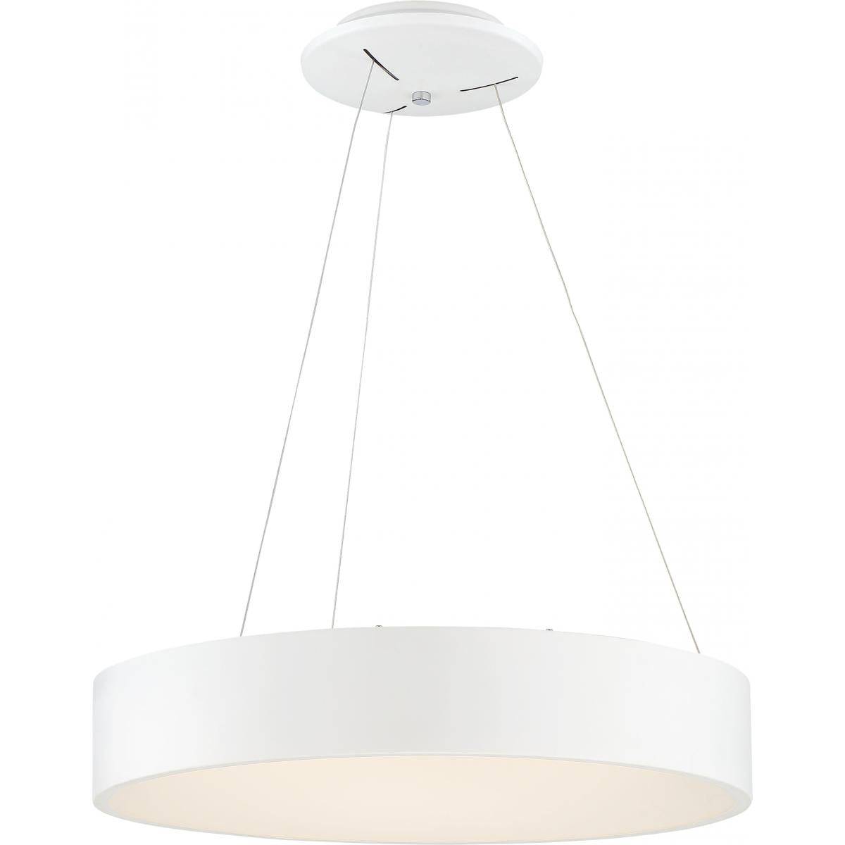 Orbit - LED 24" Pendant - White Finish | Green Lighting Wholesale, INC