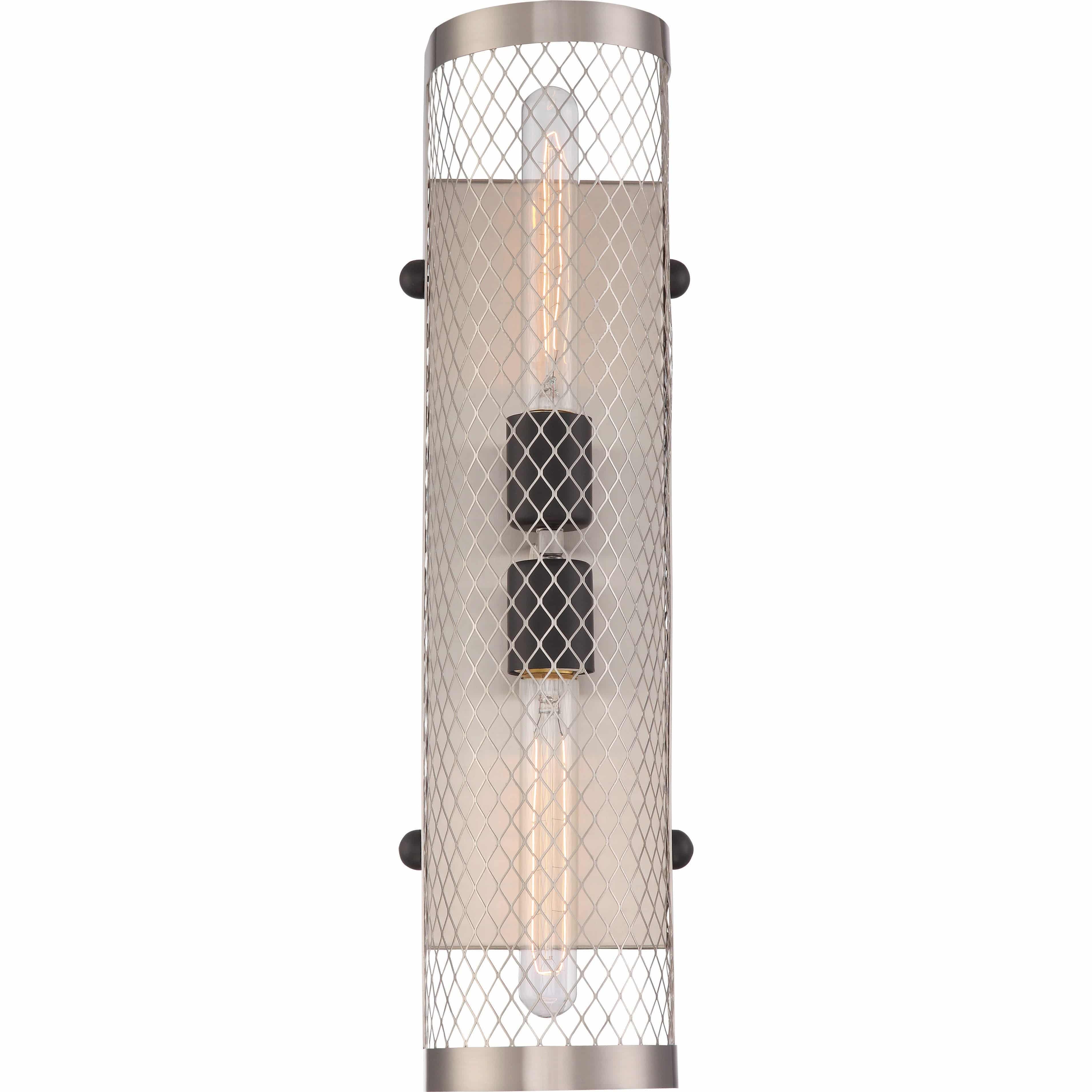 Bandit 2 Light 120W Brushed Nickel Wall Light Fixture