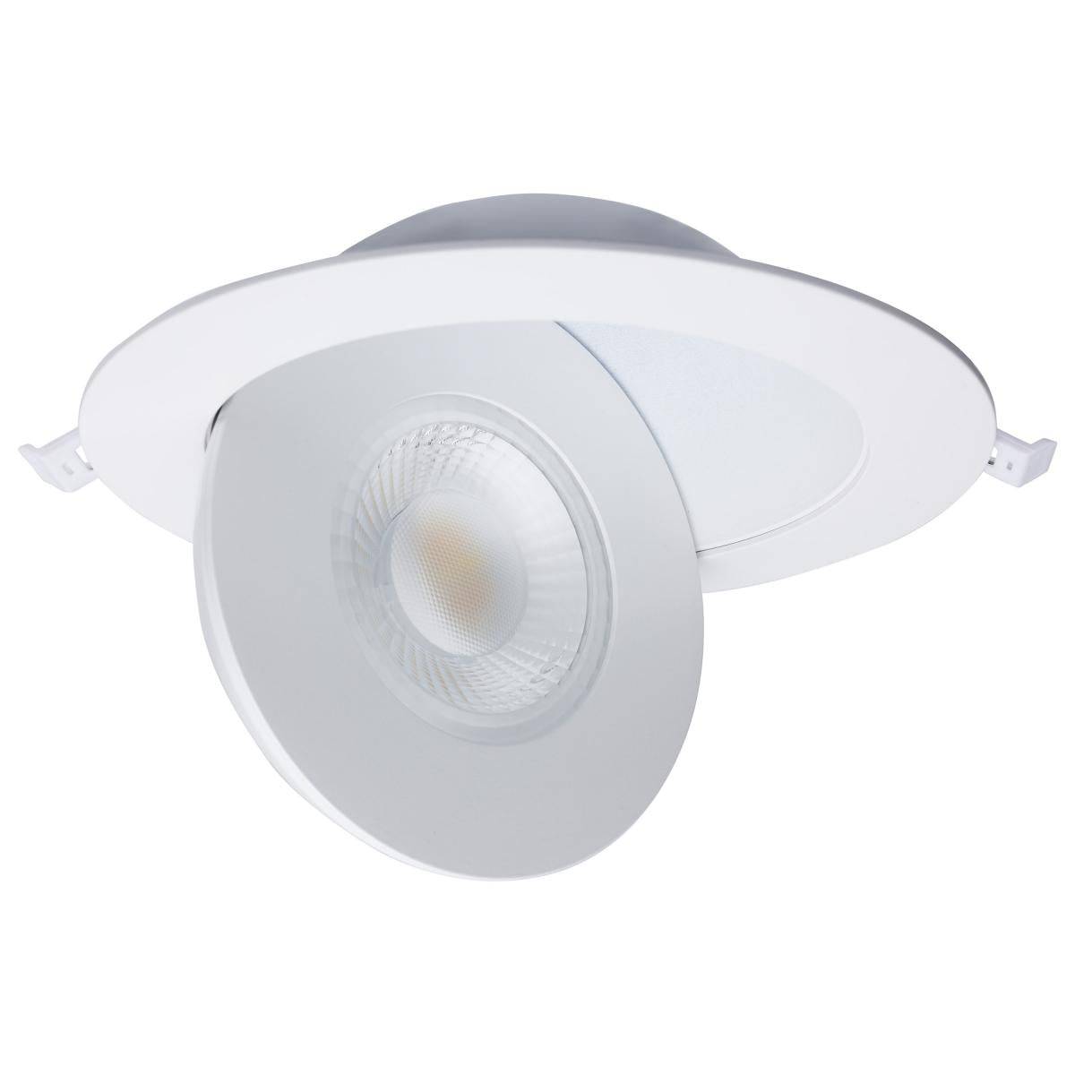 15 Watt; CCT Selectable; LED Direct Wire Downlight; Gimbaled